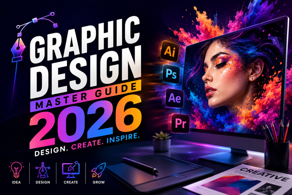 Graphic Design Master Guide 2026: Adobe Illustrator, Photoshop, After ...